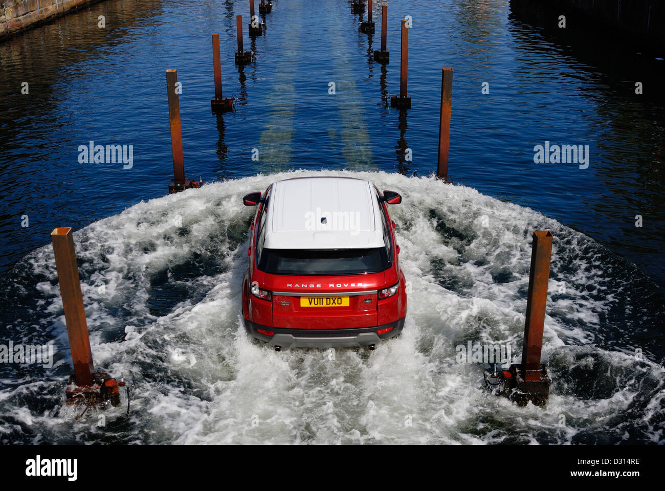 Range Rover Evoque during its launch in Liverpool Stock Photo - Alamy