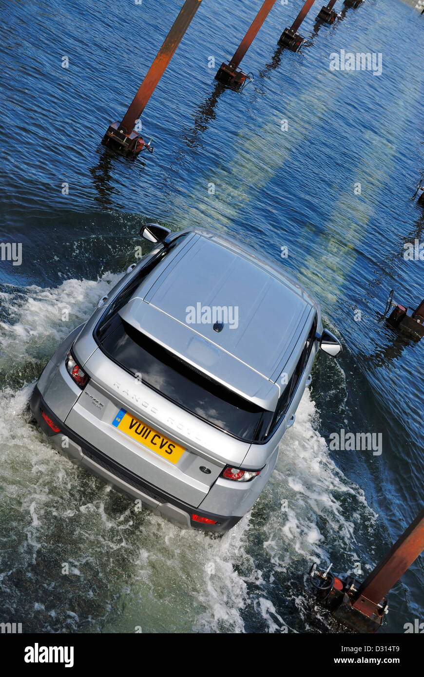 Range Rover Evoque during its launch in Liverpool Stock Photo - Alamy