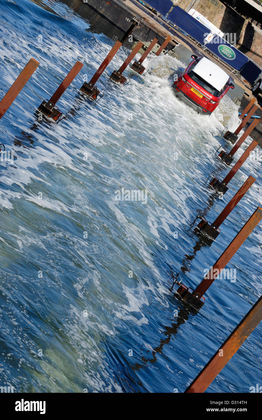 Range Rover Evoque during its launch in Liverpool Stock Photo - Alamy