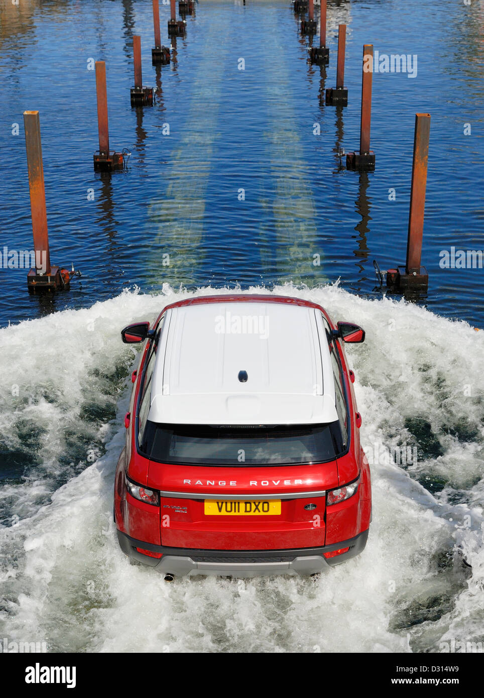 Range Rover Evoque during its launch in Liverpool Stock Photo - Alamy