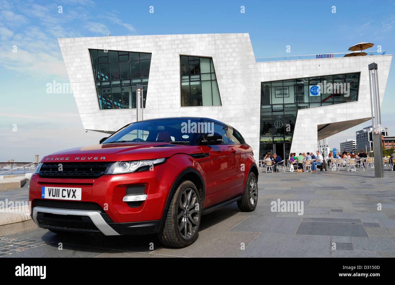 Range Rover Evoque during its launch in Liverpool Stock Photo - Alamy