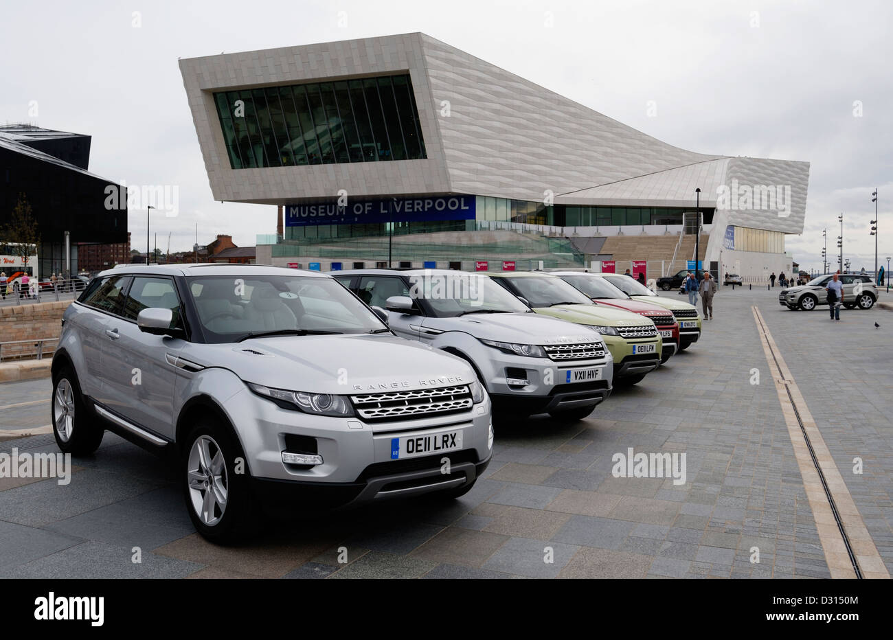 Range Rover Evoque during its launch in Liverpool Stock Photo - Alamy