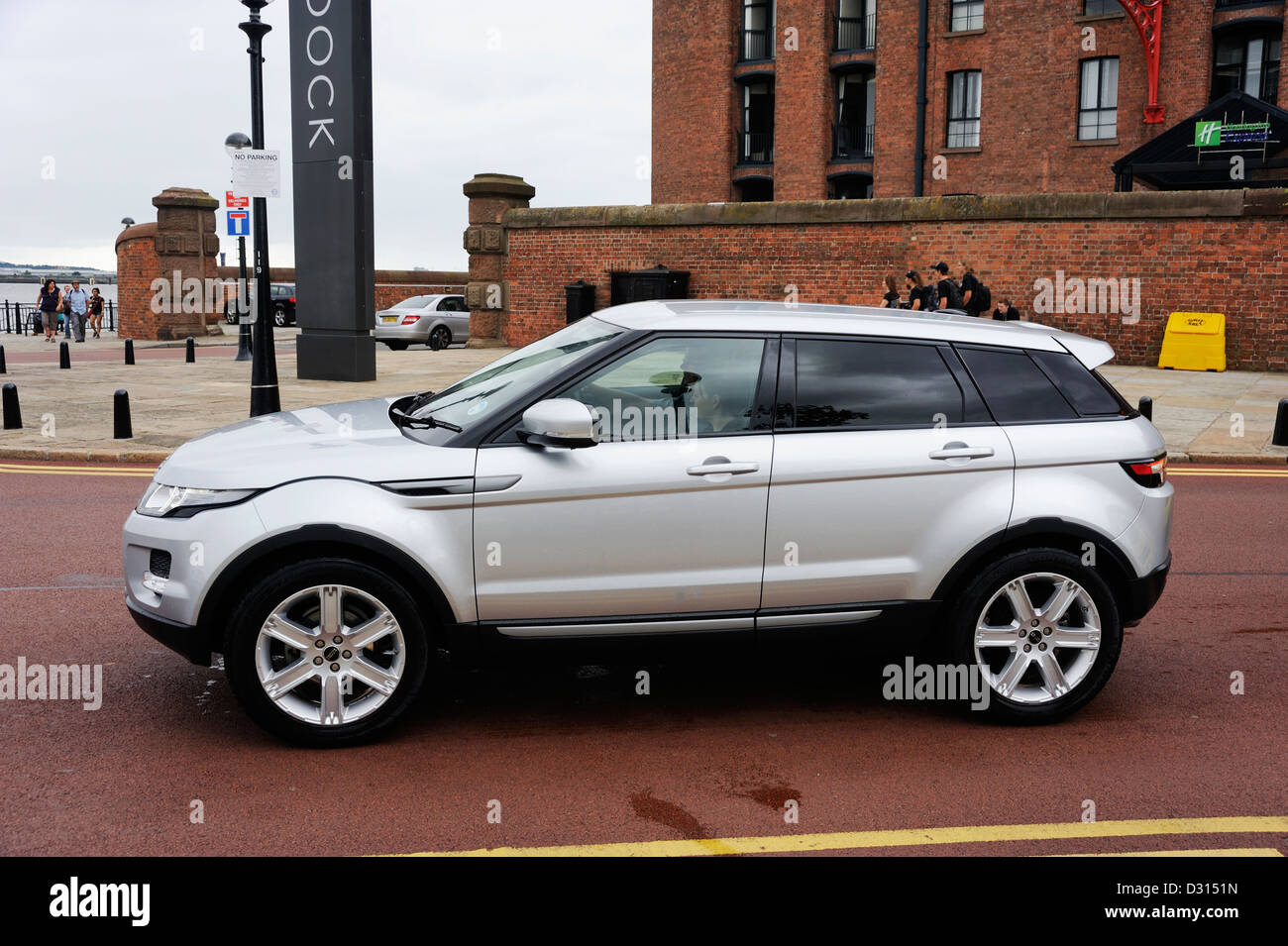 Range Rover Evoque during its launch in Liverpool Stock Photo - Alamy