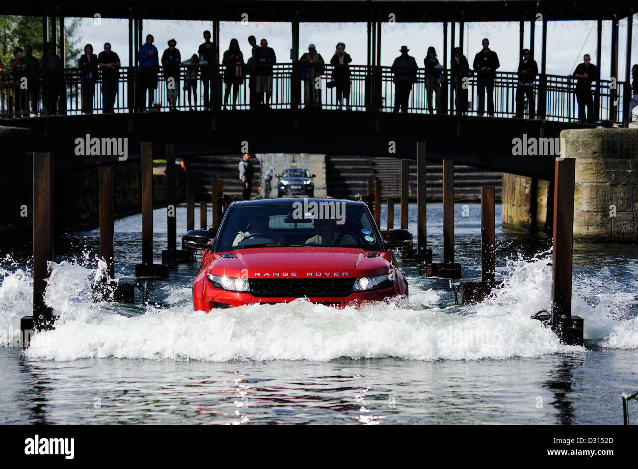 Range Rover Evoque during its launch in Liverpool Stock Photo - Alamy