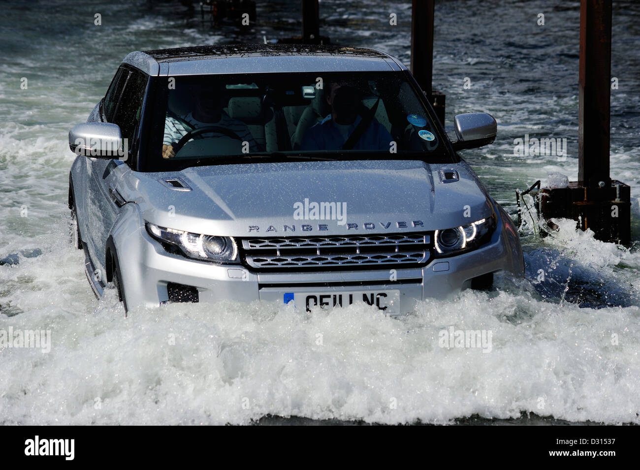 Range Rover Evoque during its launch in Liverpool Stock Photo - Alamy