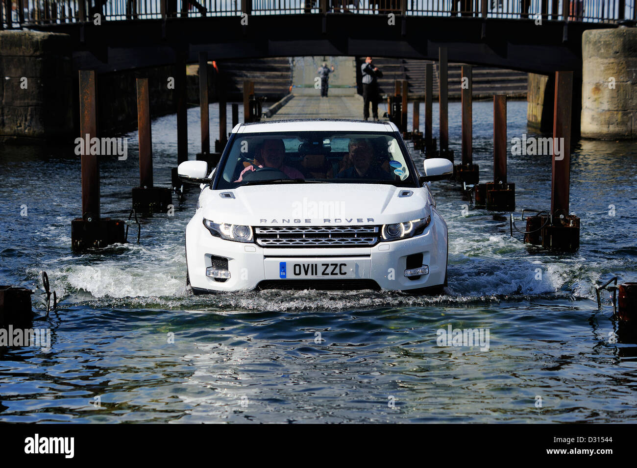 Range Rover Evoque during its launch in Liverpool Stock Photo - Alamy