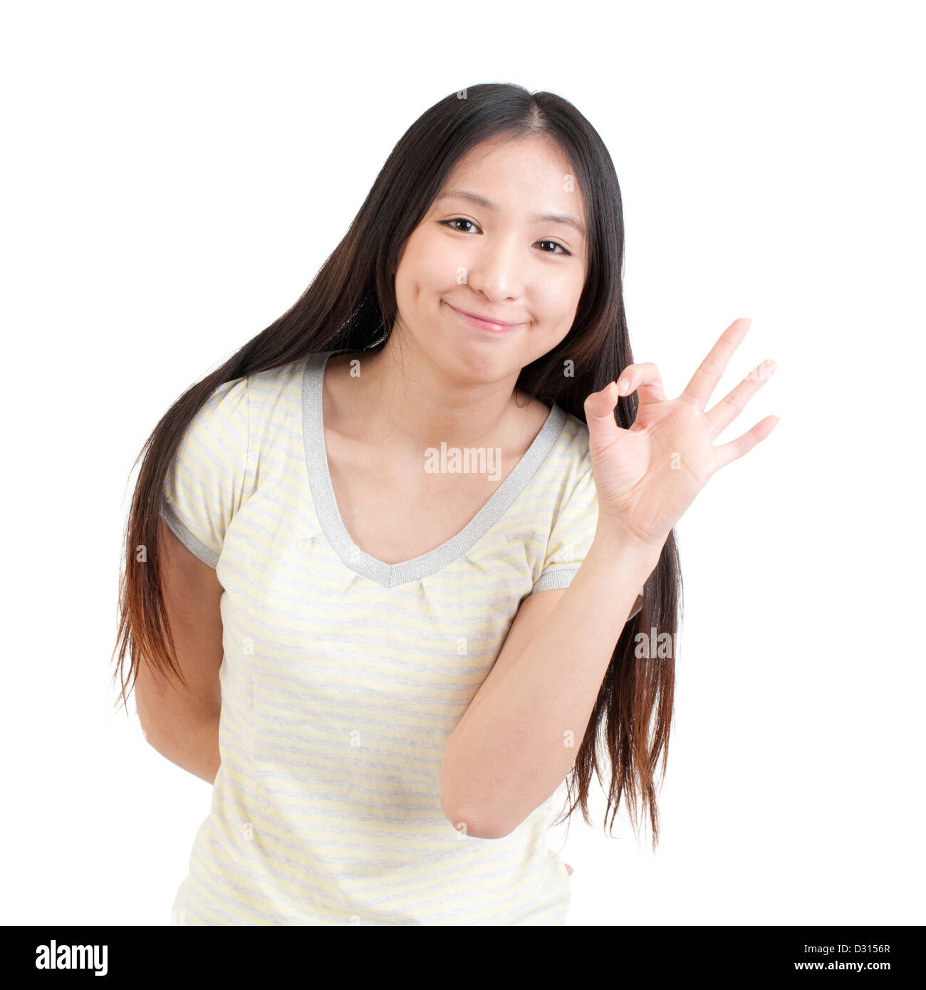 Chinese woman gesturing Stock Photo - Alamy