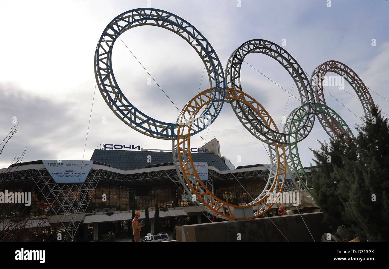 Feb. 4, 2013 - Sochi, Russia - February 04,2013. Sochi,Russia.On Eve of ...