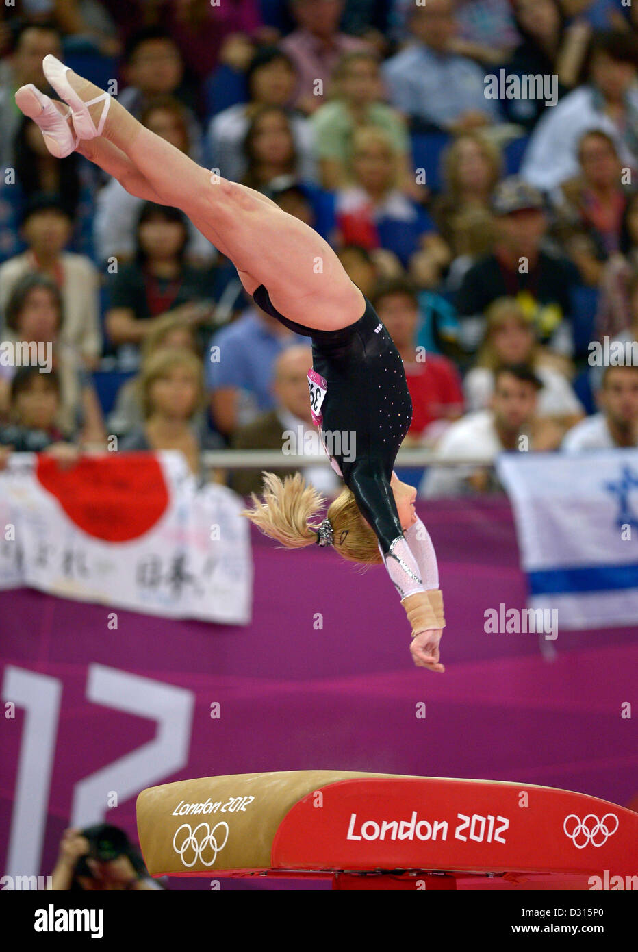 Sandra Raluca Izbasa (ROU, Romania). Individual Gymnastics Stock Photo ...