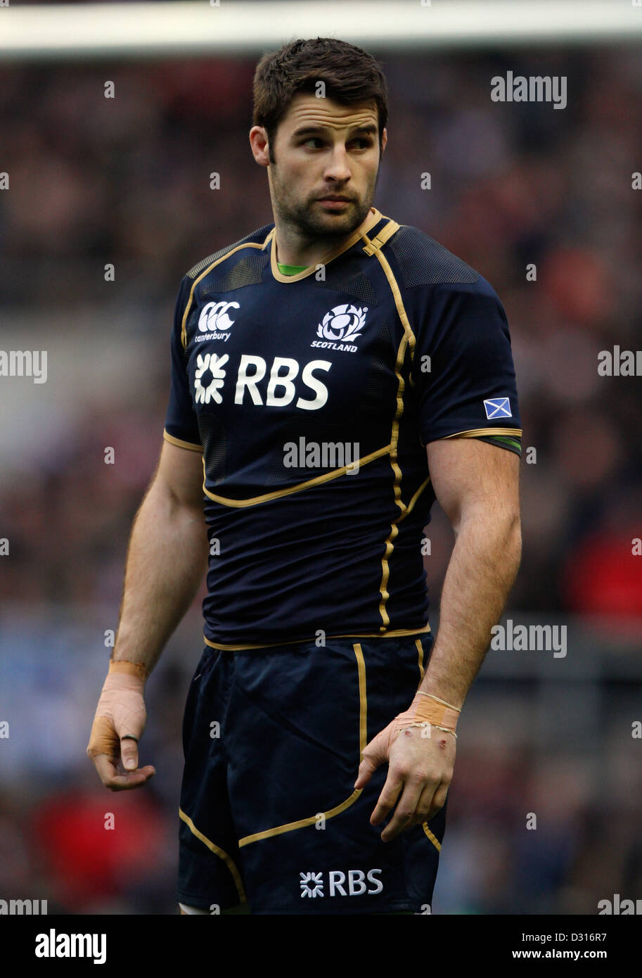 JOHNNIE BEATTIE SCOTLAND RU TWICKENHAM MIDDLESEX ENGLAND 02 February ...