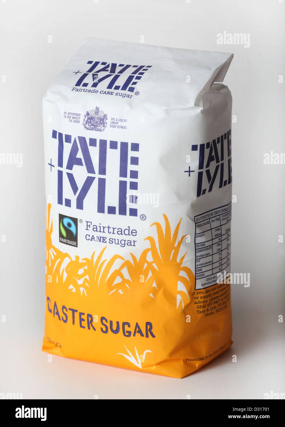 I kg bag of Tate and Lyle Caster Sugar Stock Photo - Alamy