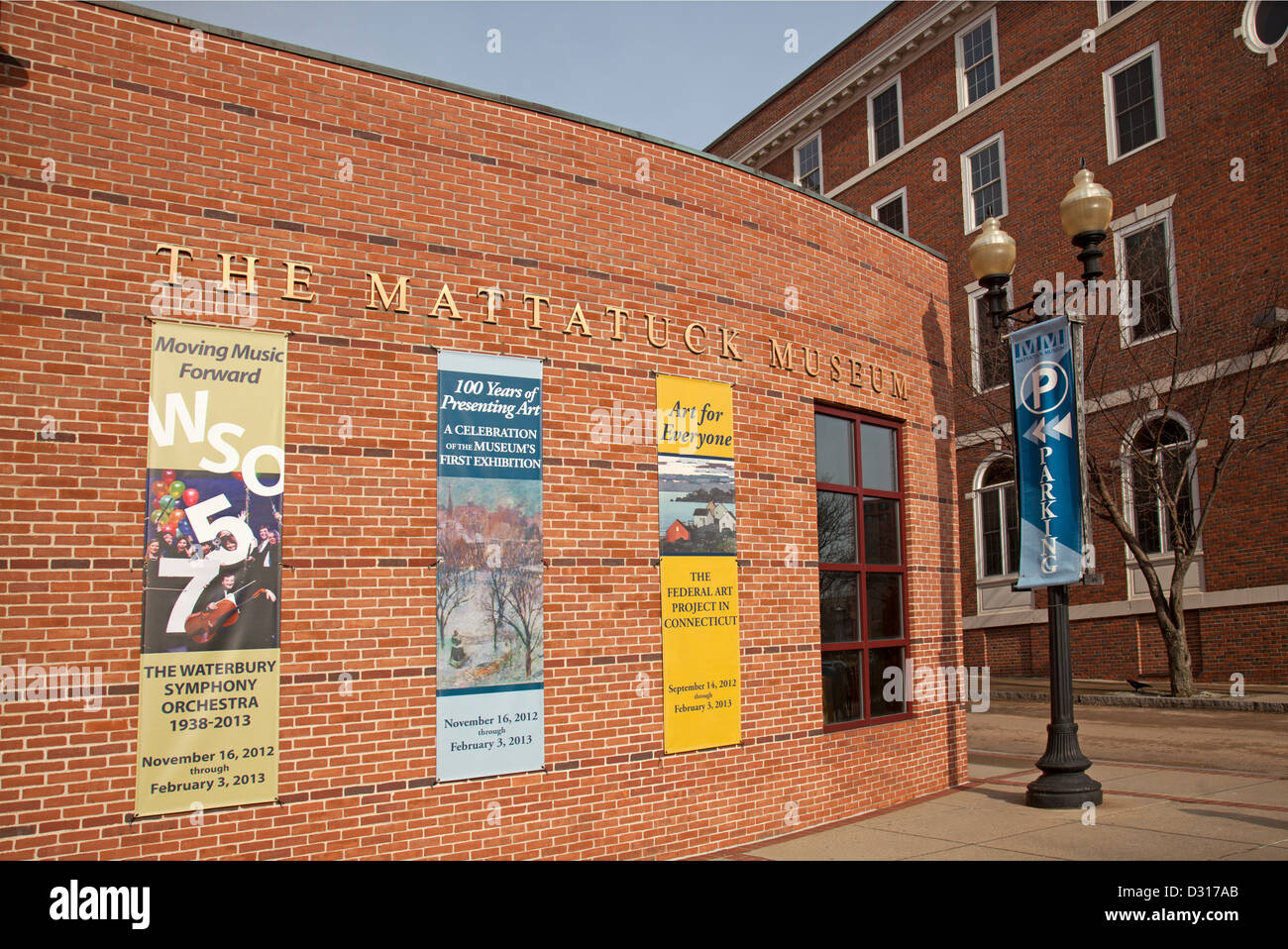 Mattatuck Museum arts and history center Stock Photo - Alamy