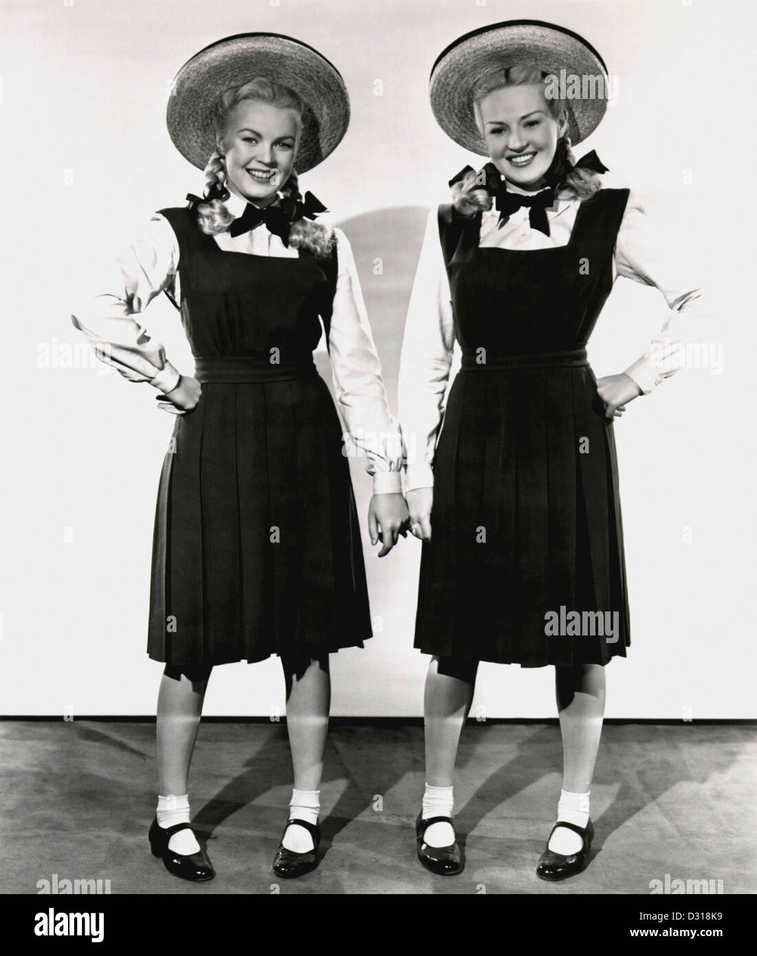 The Dolly Sisters Stock Photo - Alamy