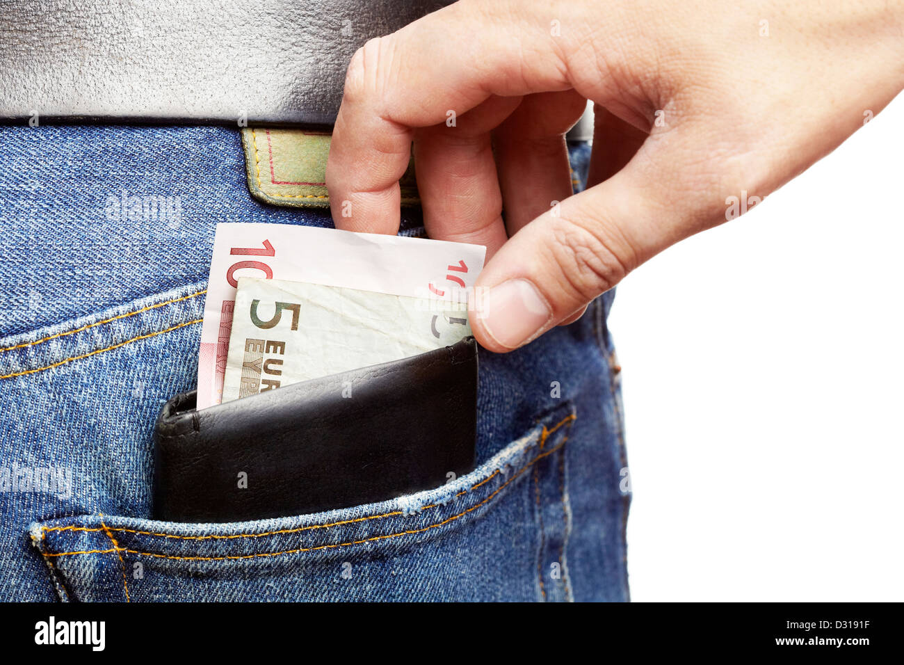 Pickpocket stealing wallet Stock Photo - Alamy
