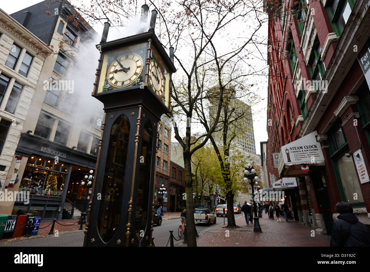 old steam powered clock on water street in the historic gastown ...
