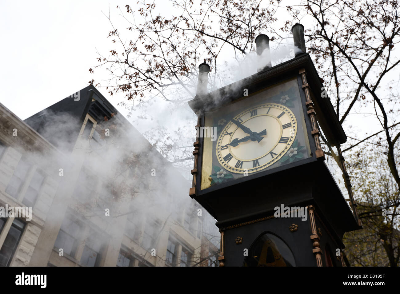 old steam powered clock on water street in the historic gastown ...