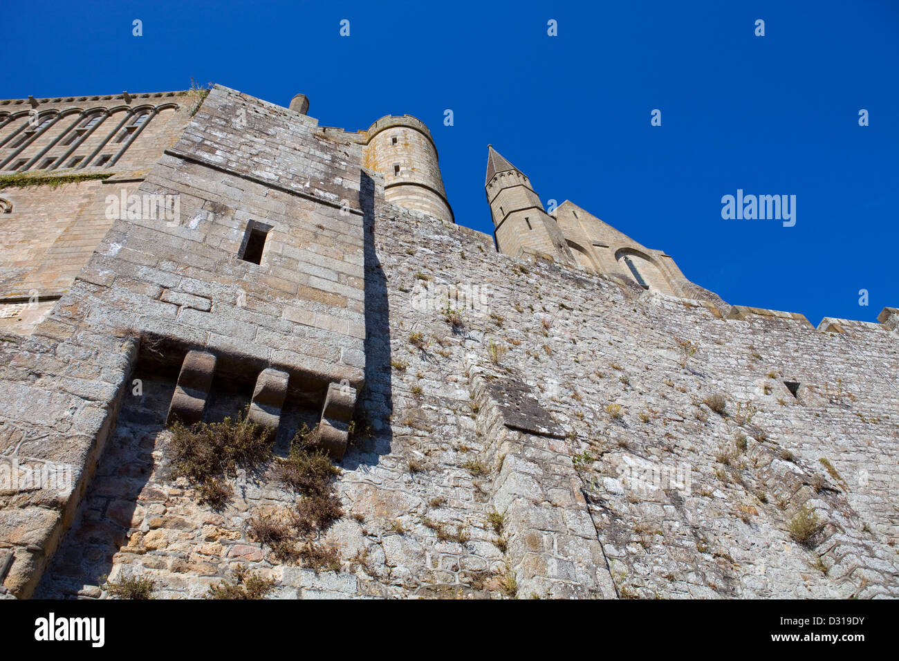 mont saint michel monastery in brittany, France Stock Photo - Alamy