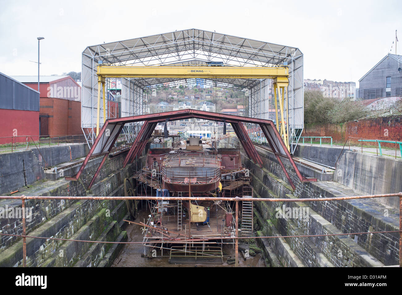Albion Dry Dock, Bristol, England, UK Stock Photo - Alamy