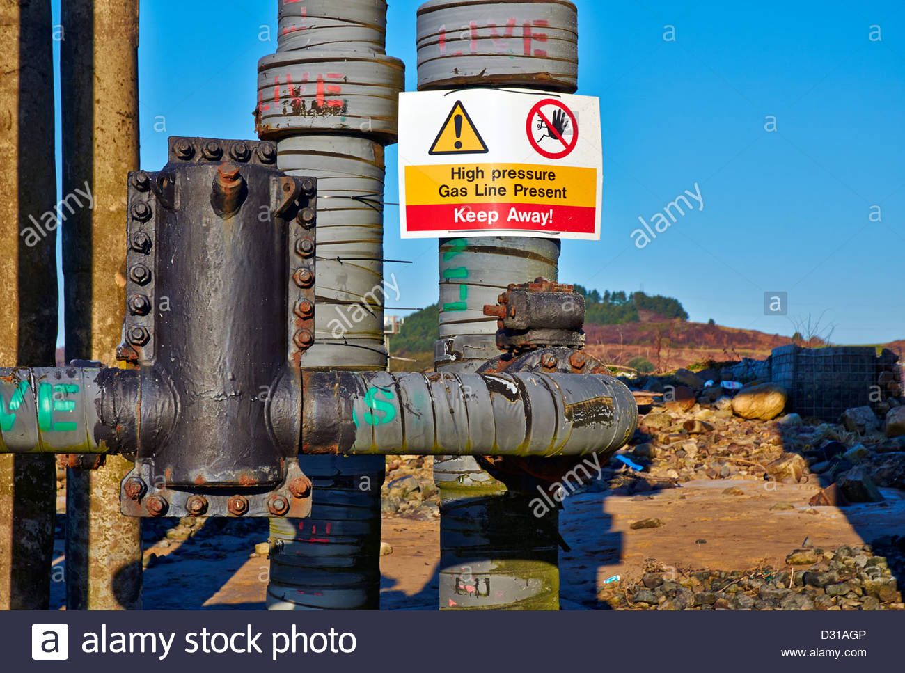 Danger High Pressure High Resolution Stock Photography and Images - Alamy