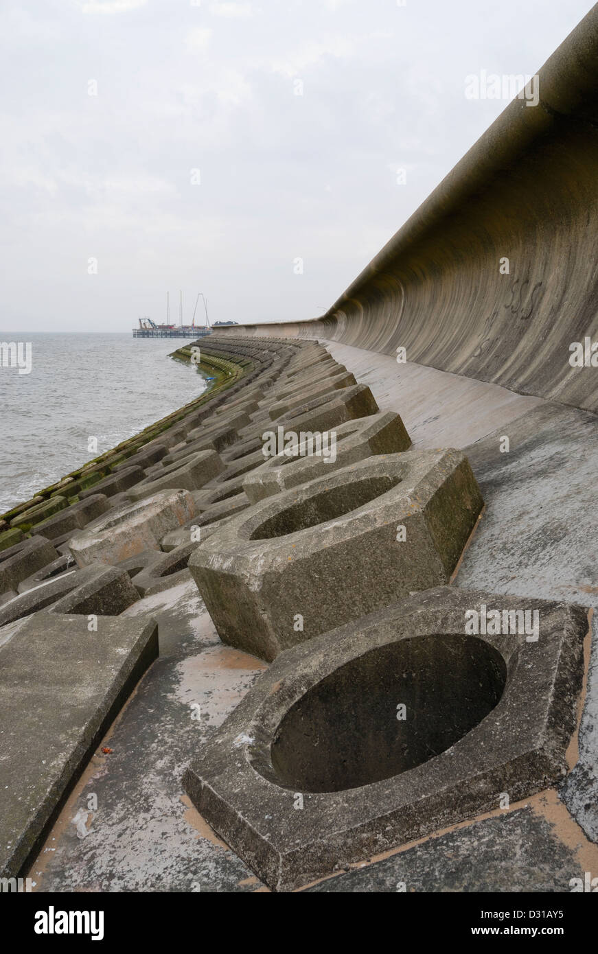 Sea defences in Blackpool to take the energy out of the waves and ...