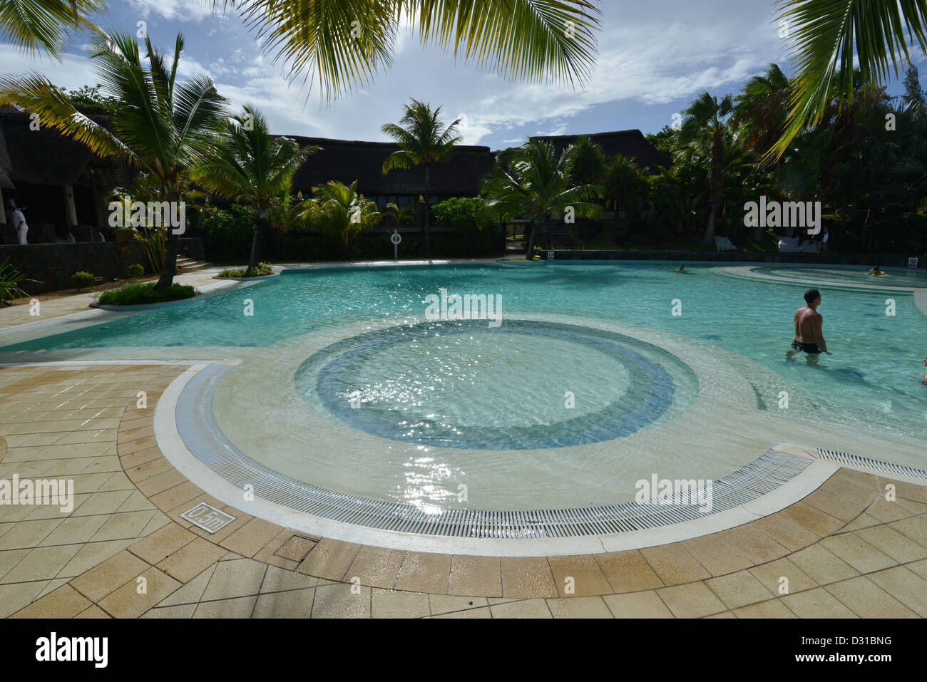 A pool at a resort in Mauritius Stock Photo - Alamy