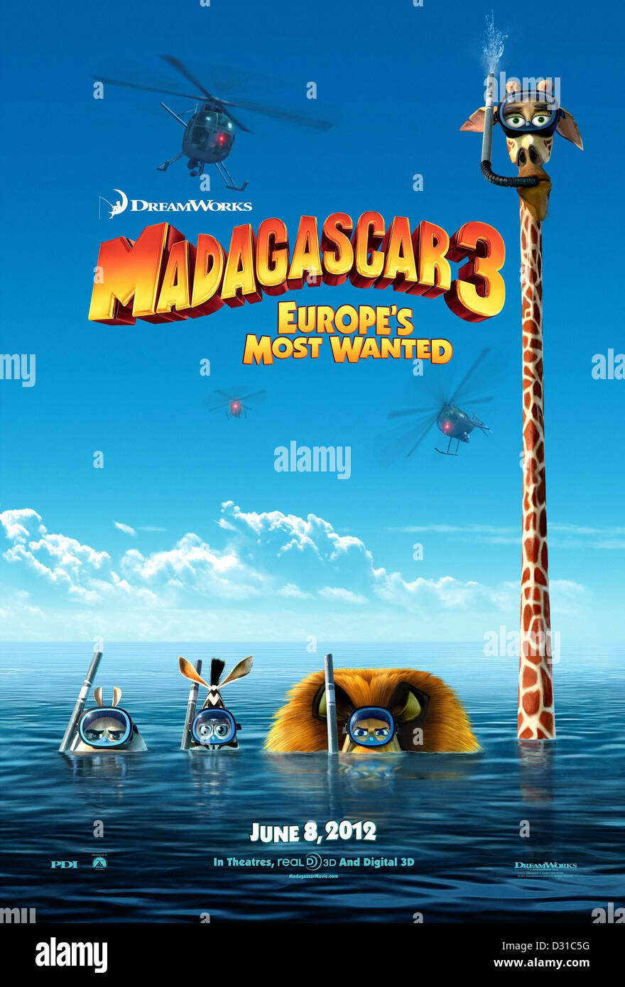 Madagascar 3 : Europe's Most Wanted Stock Photo - Alamy