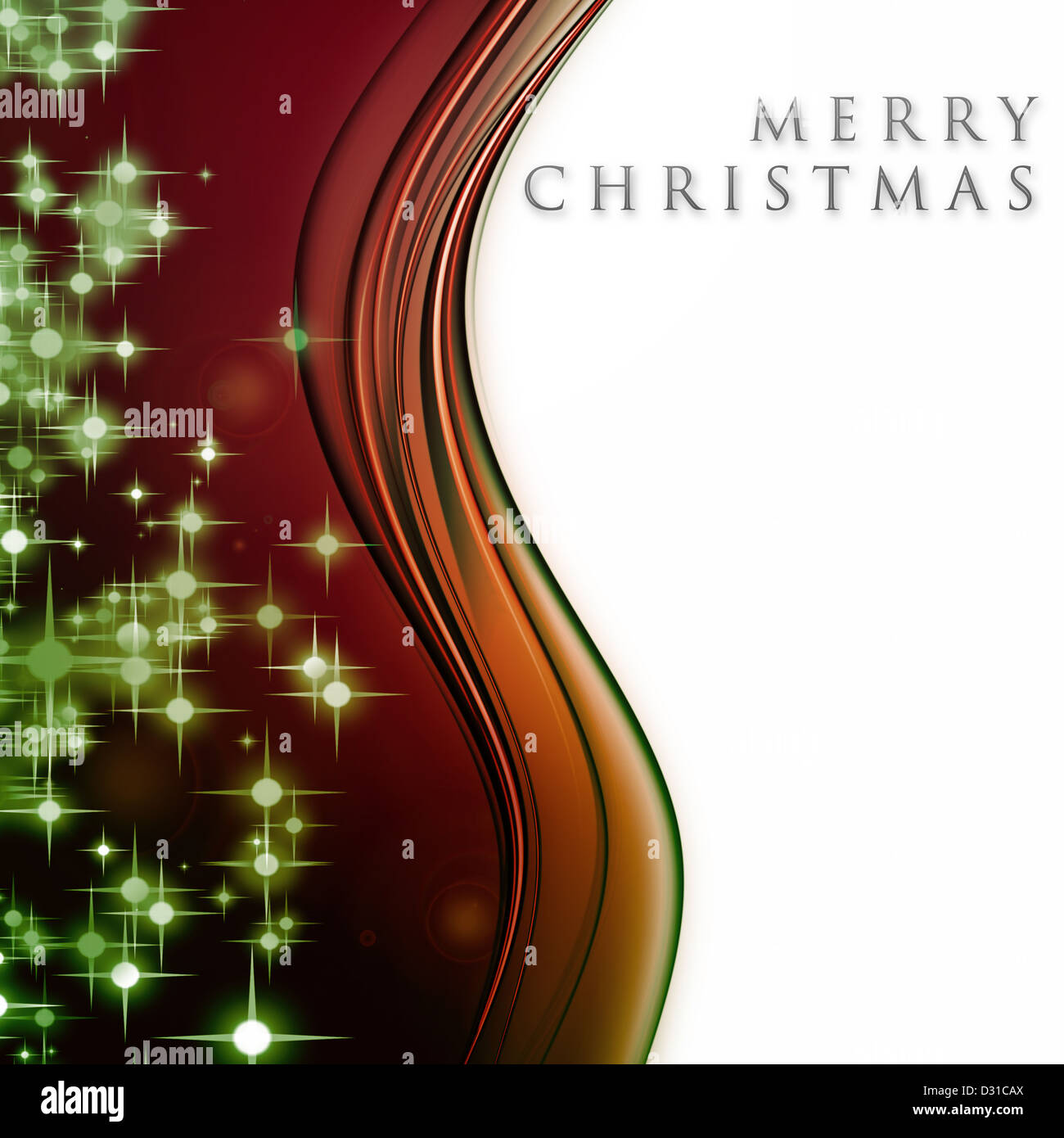 Fantastic Christmas wave design with glowing stars Stock Photo - Alamy