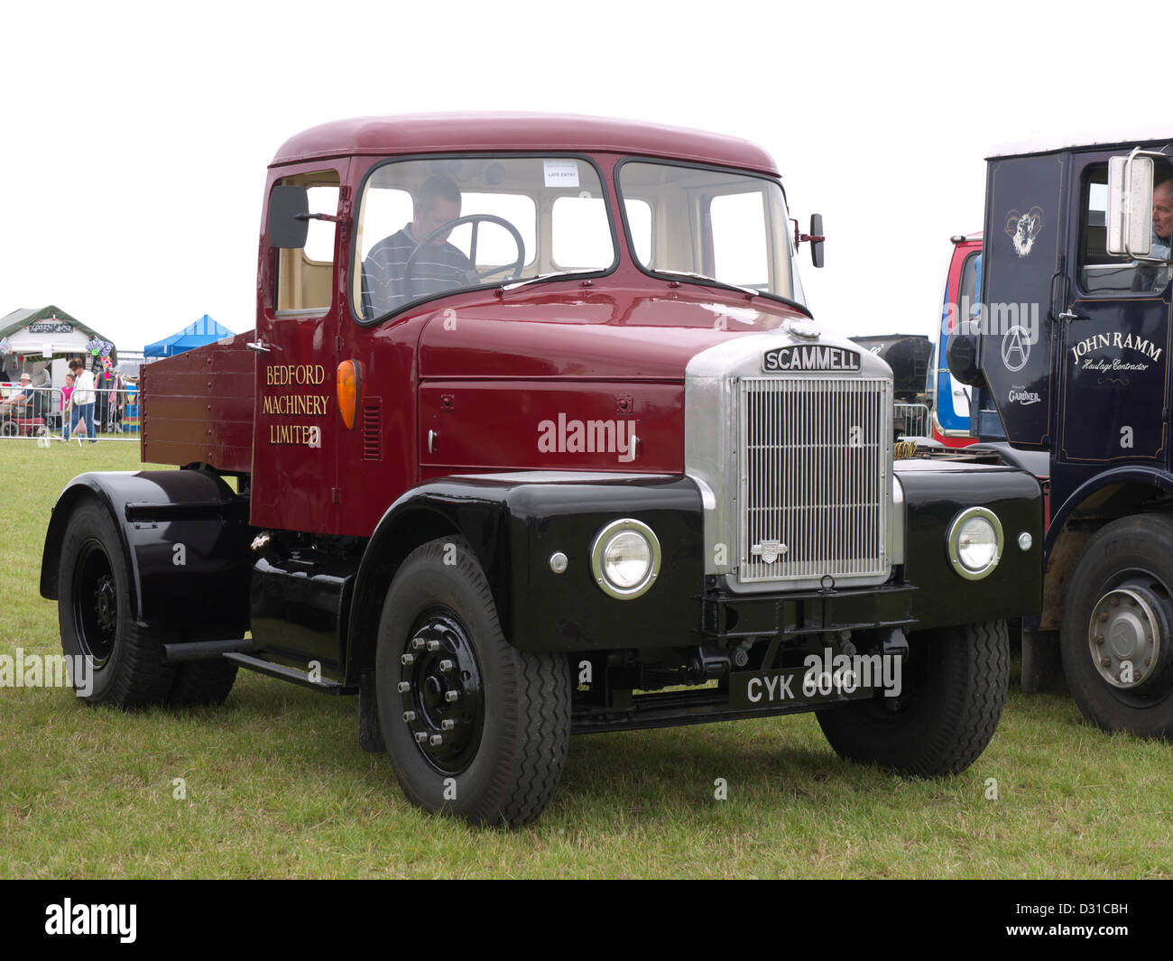 Vintage Scammell commercial vehicle at Boston Steam and Vintage rally ...
