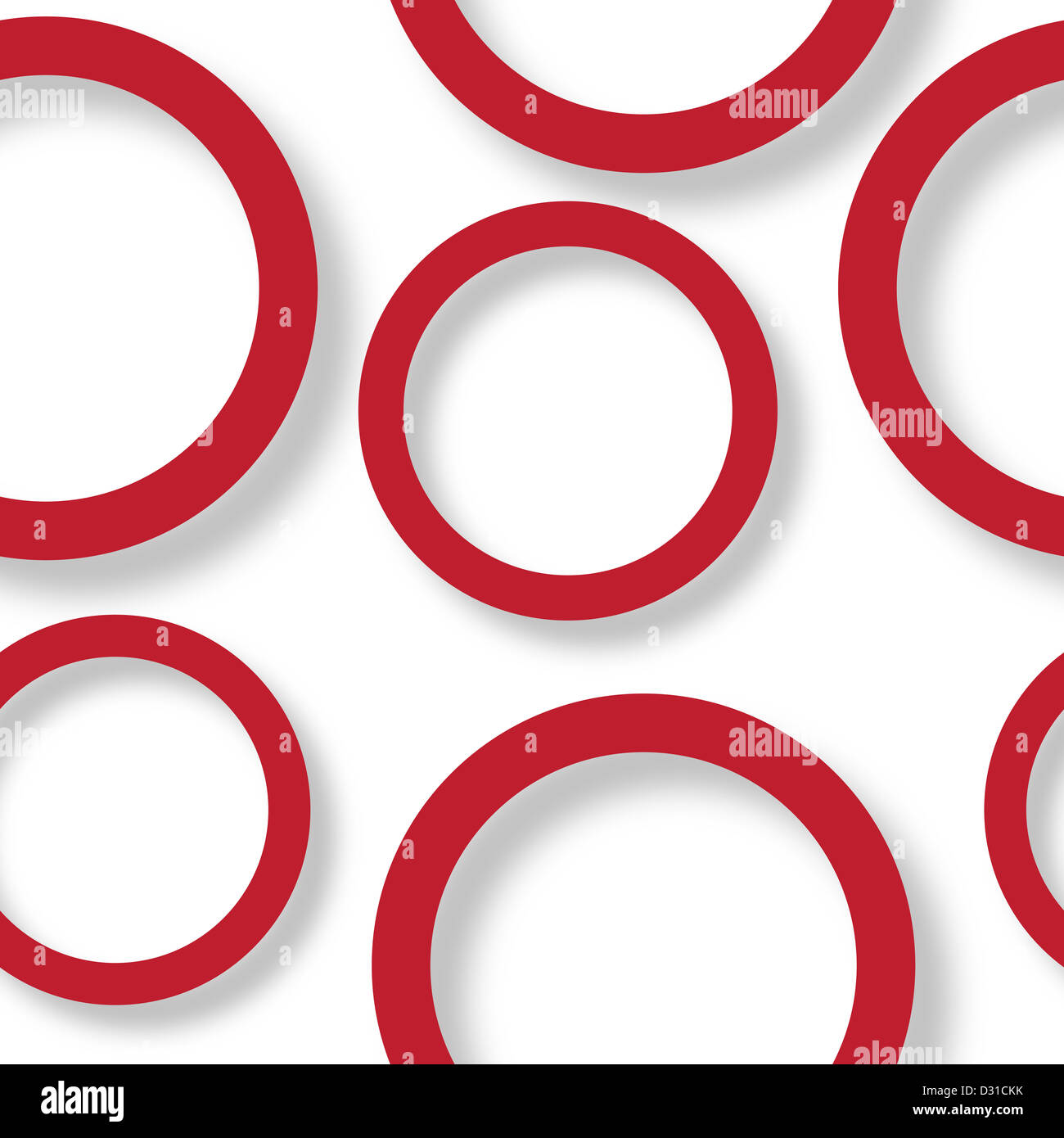 red shadowed circles pattern, abstract seamless texture; vector art ...