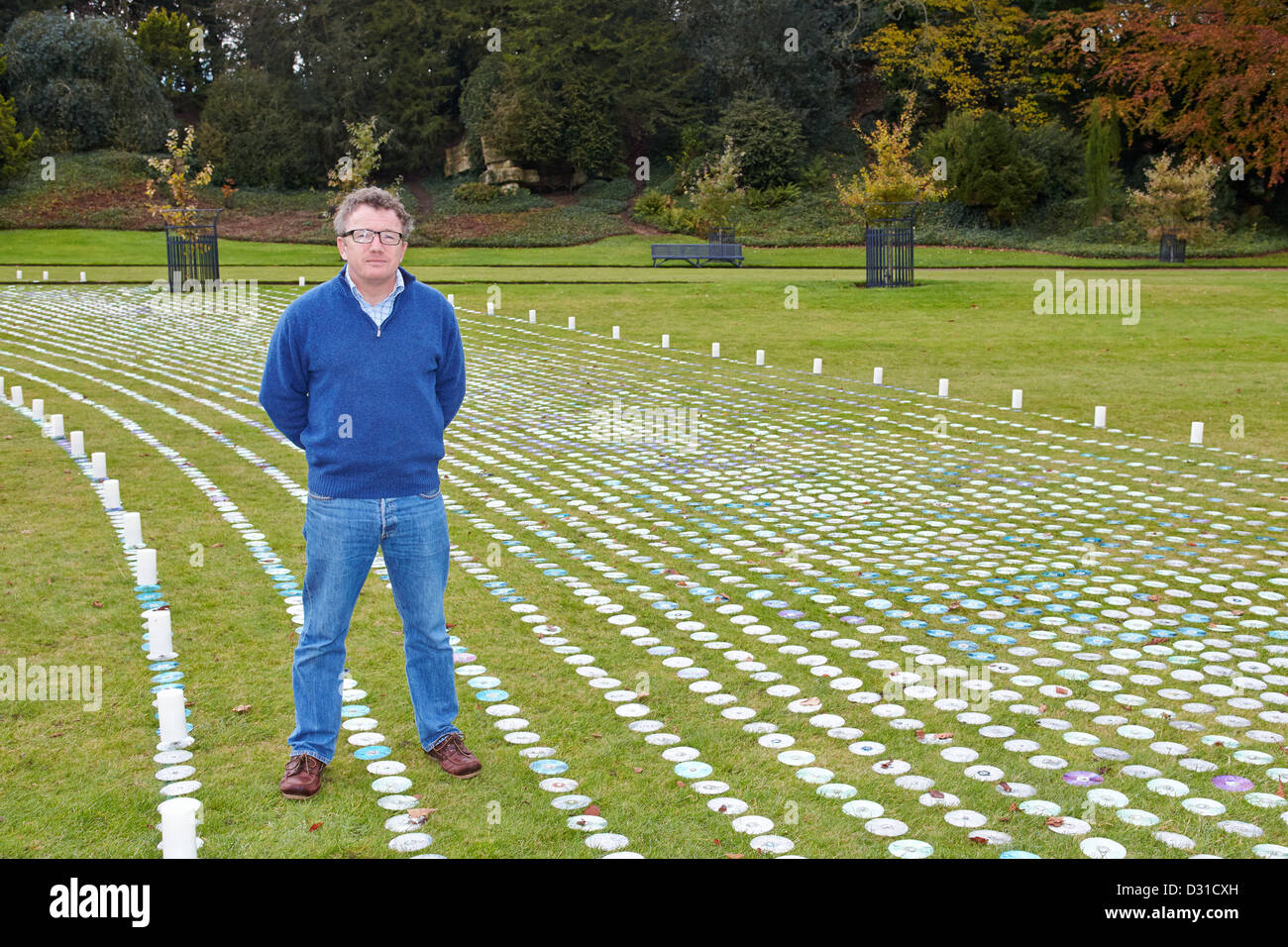 Light artist Bruce Munro completes the installation of his Angel of ...