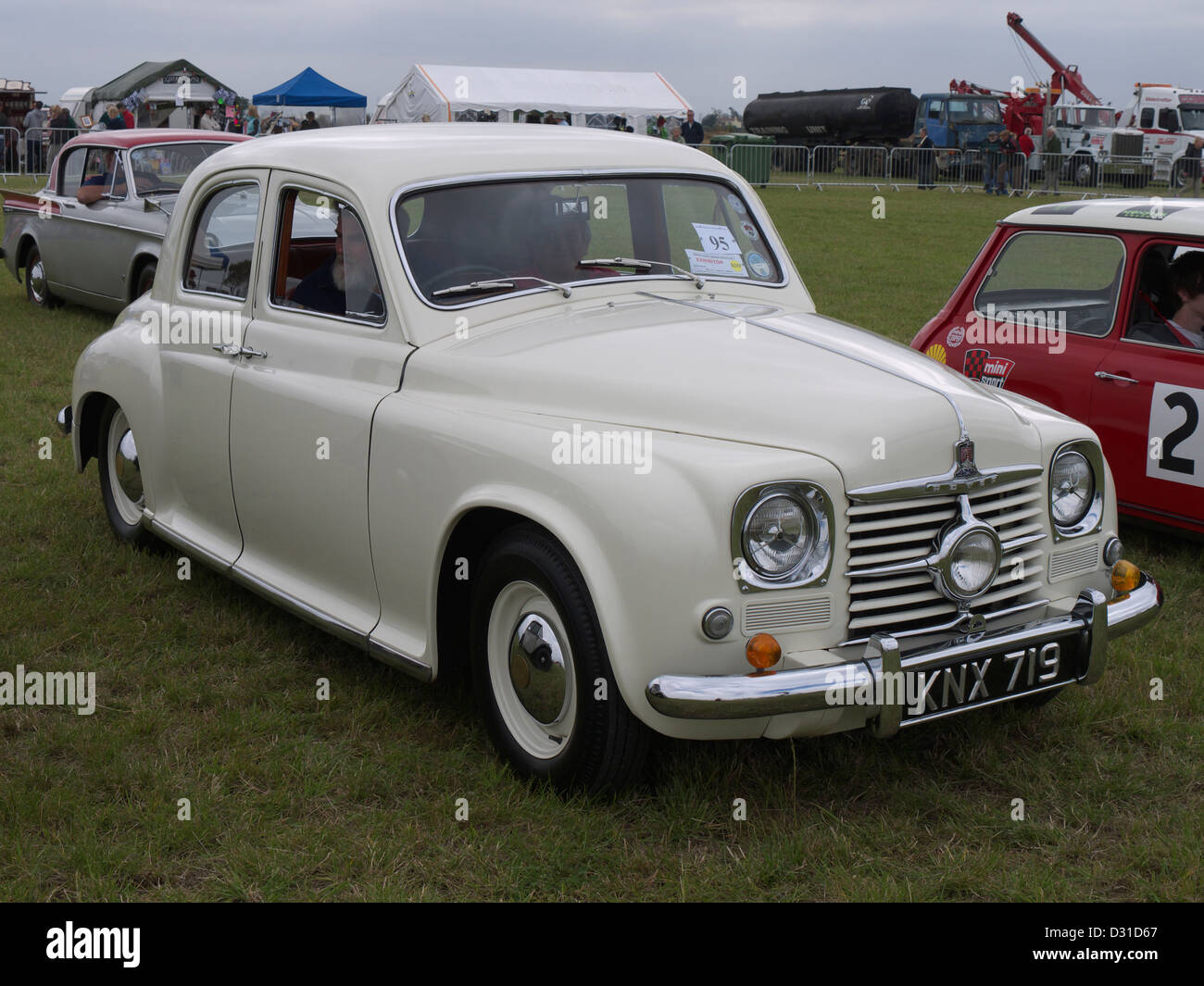 1950 Rover Cyclops at Boston Steam and Vintage rally Stock Photo - Alamy