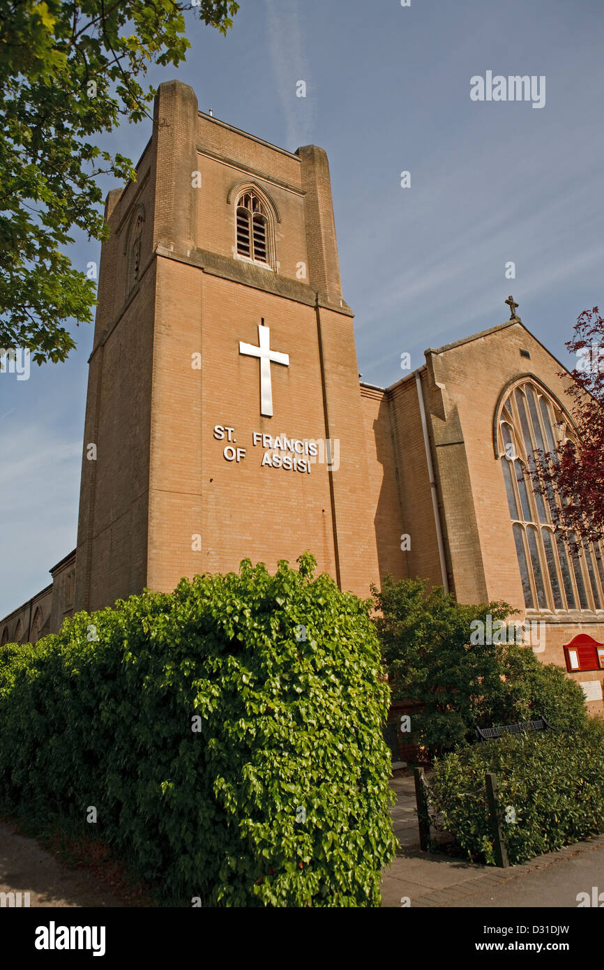 St Francis of Assisi church in West Wickham Kent Stock Photo - Alamy