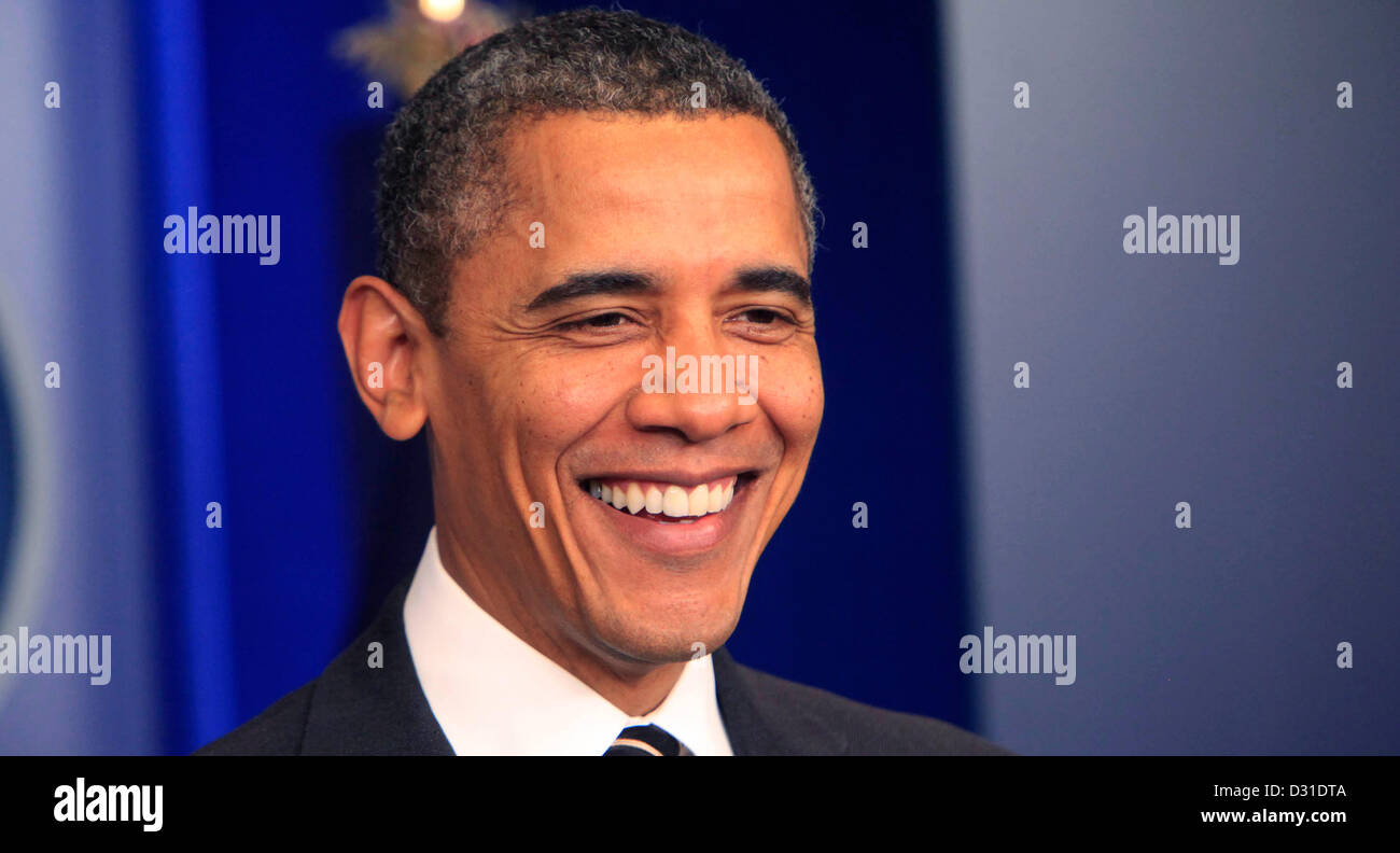 Obama briefing hi-res stock photography and images - Alamy