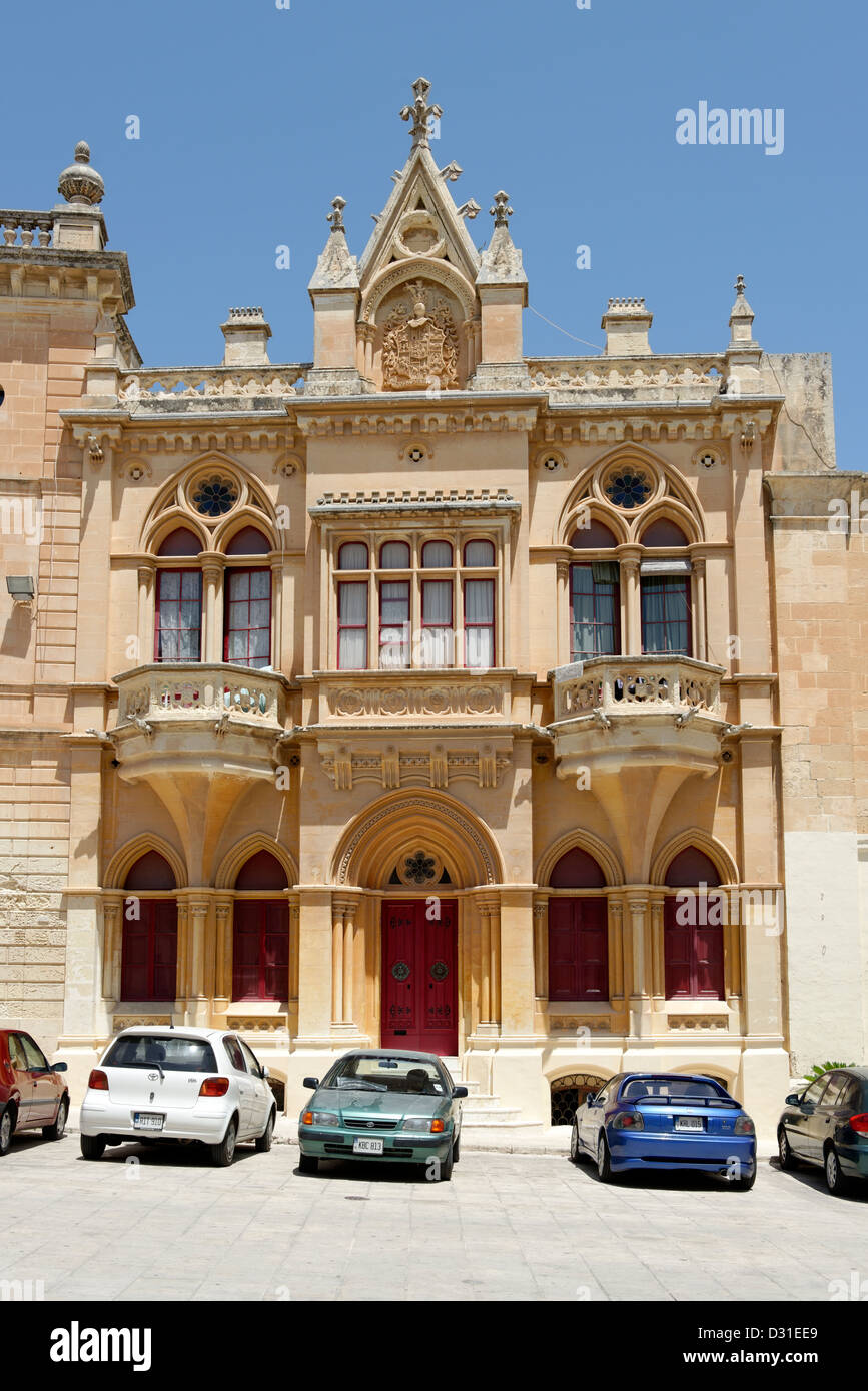Medieval walled citadel city of Mdina Malta Stock Photo - Alamy