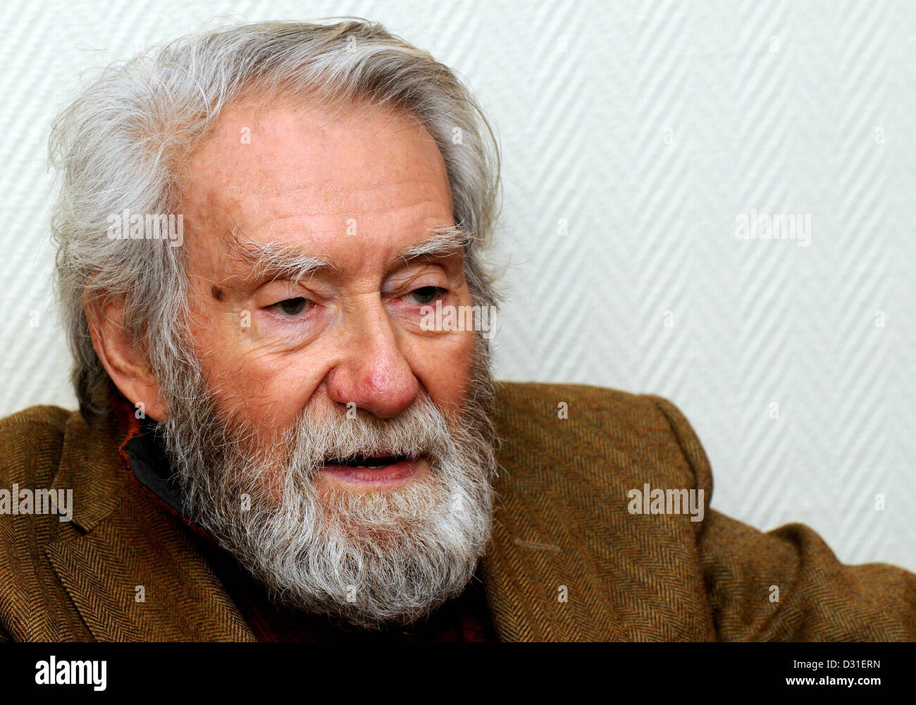 Otto Piene gives an interview in Duesseldorf, Germany, 03 February 2013 ...