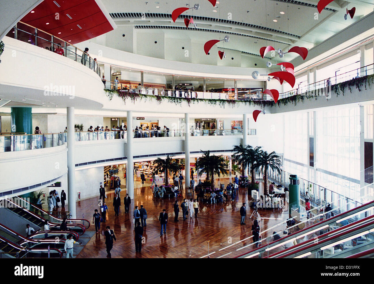 Naha Airport's domestic terminal in Okinawa, Japan, serves as a key hub ...