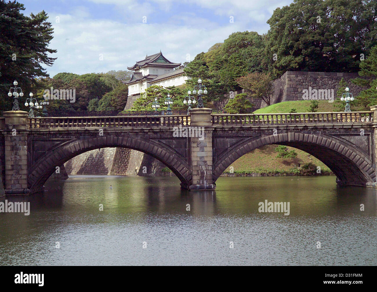 Nijubashi, the Double Bridge, is located at the entrance of the ...