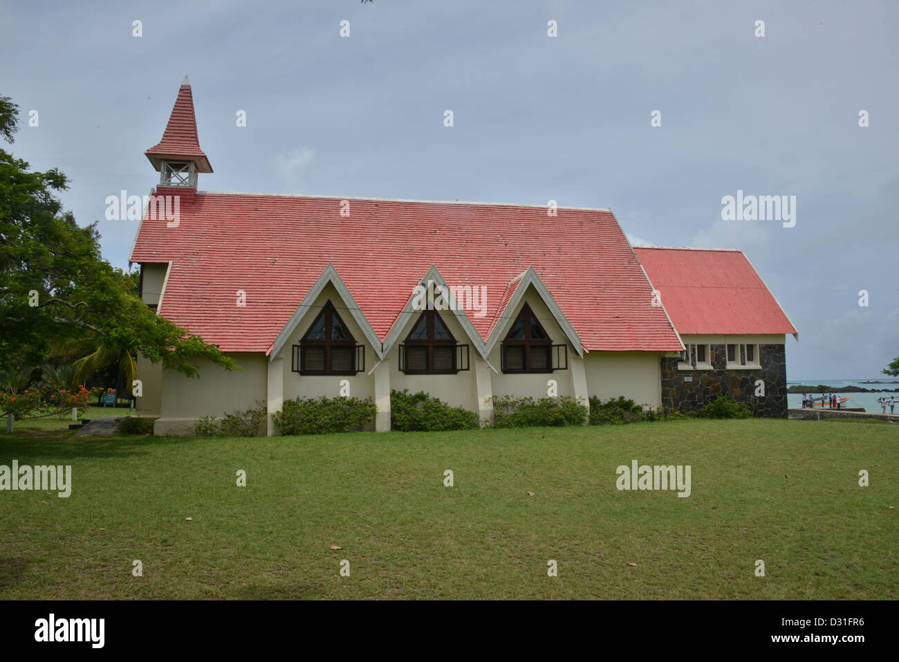The Catholic church at Cap Malheureux in Mauritius Stock Photo - Alamy