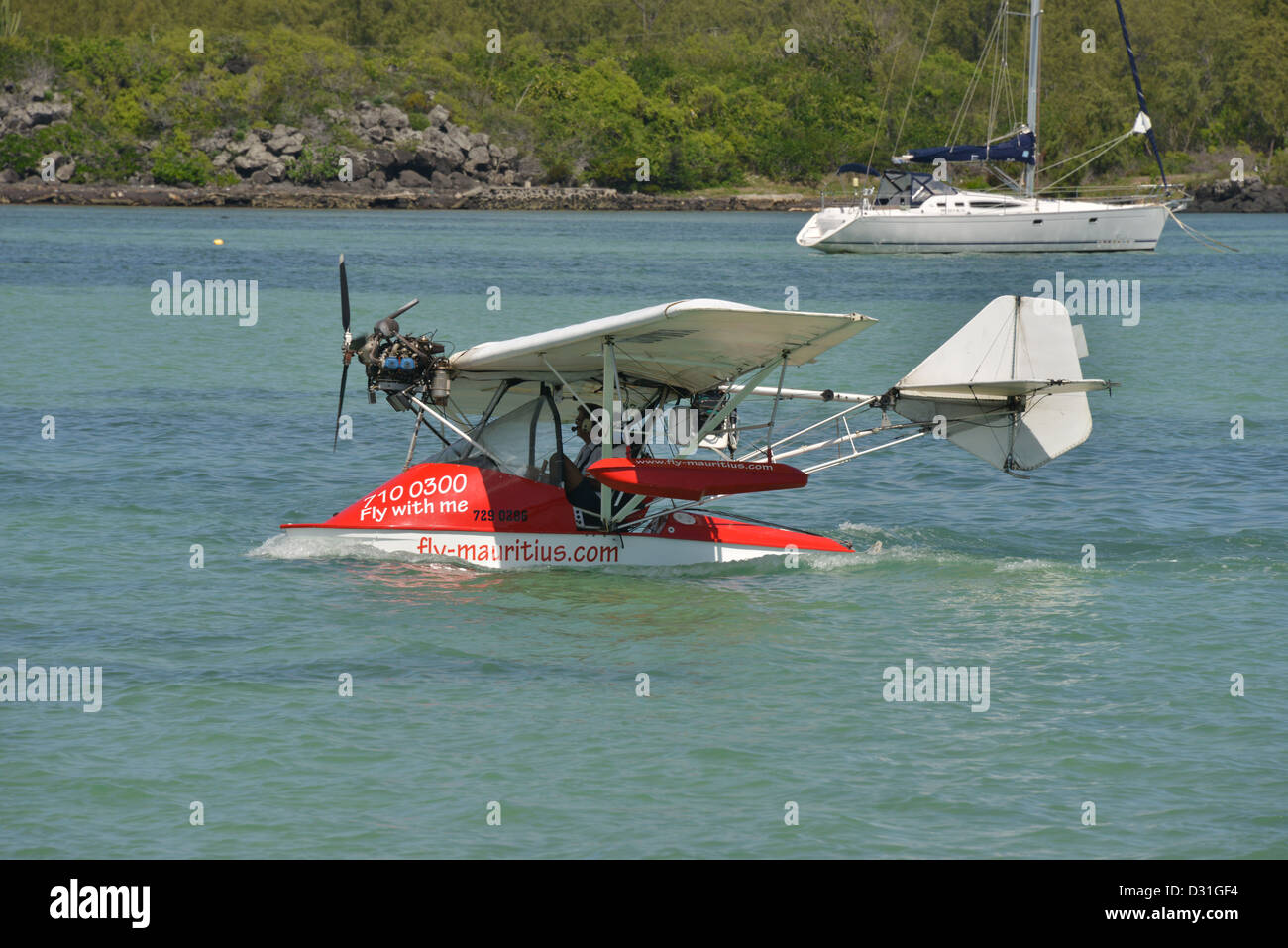 Rankar X Air Microlite sea plane Stock Photo - Alamy