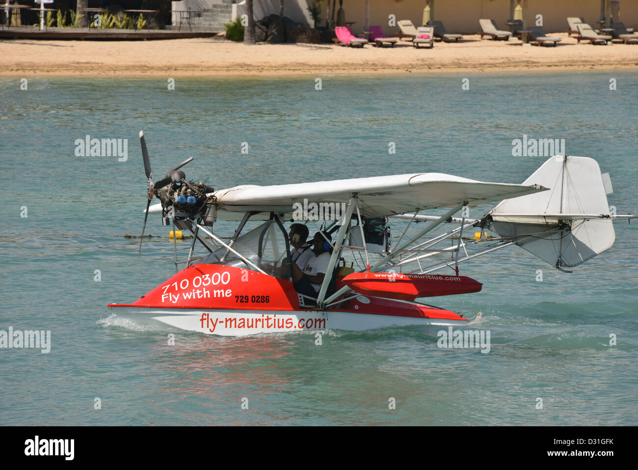 Rankar X Air Microlite sea plane Stock Photo - Alamy