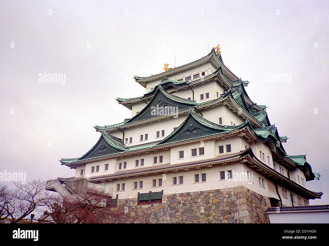 Nagoya Castle, located in Aichi Prefecture, Japan, is a historic ...