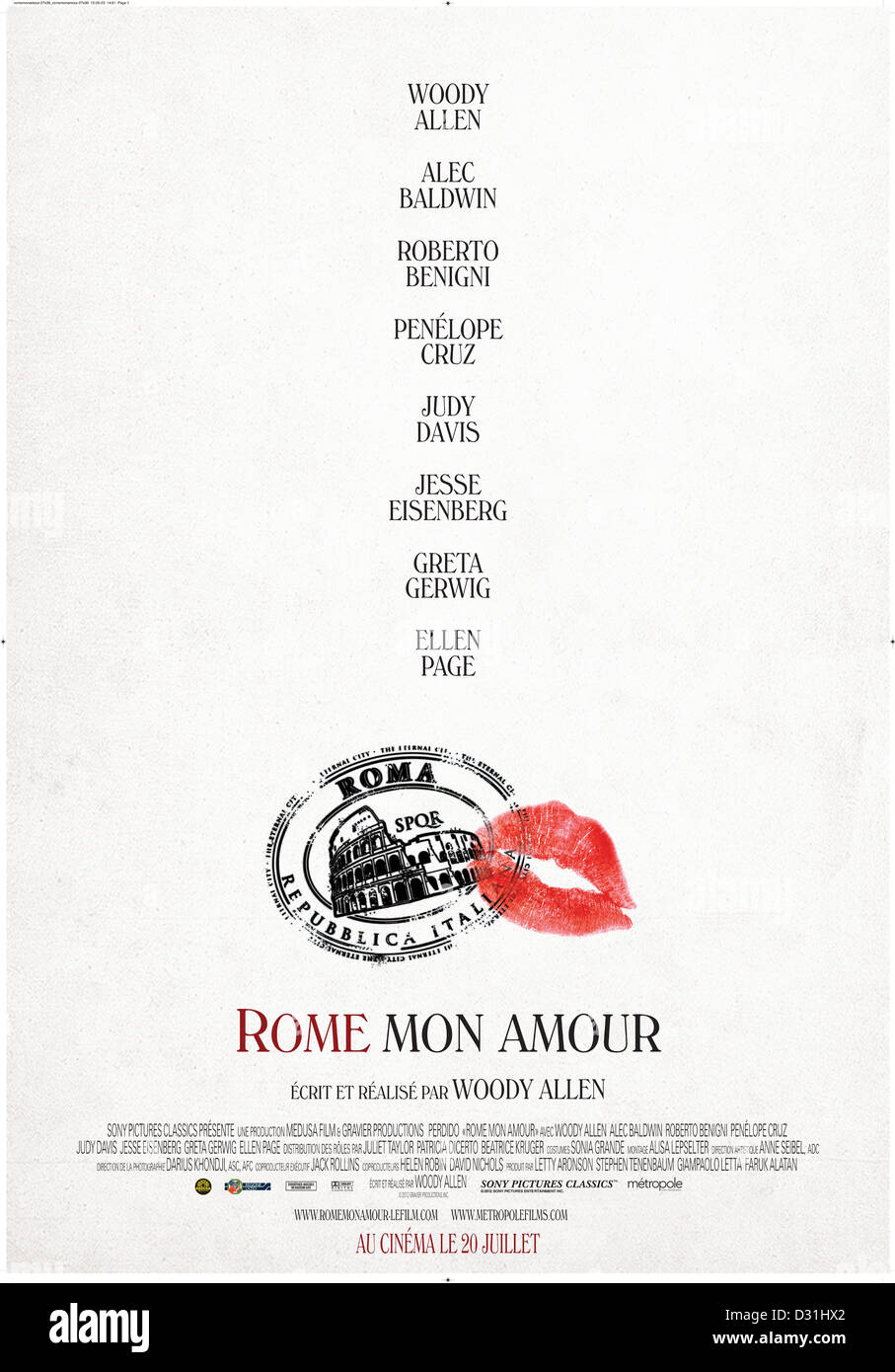 Cinema lipstick kiss hi-res stock photography and images - Alamy