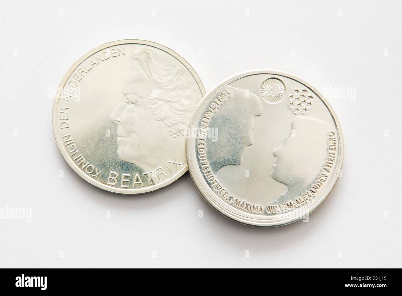 Queen Beatrix, Prince Willem-Alexander und Princess Maxima are pictured ...