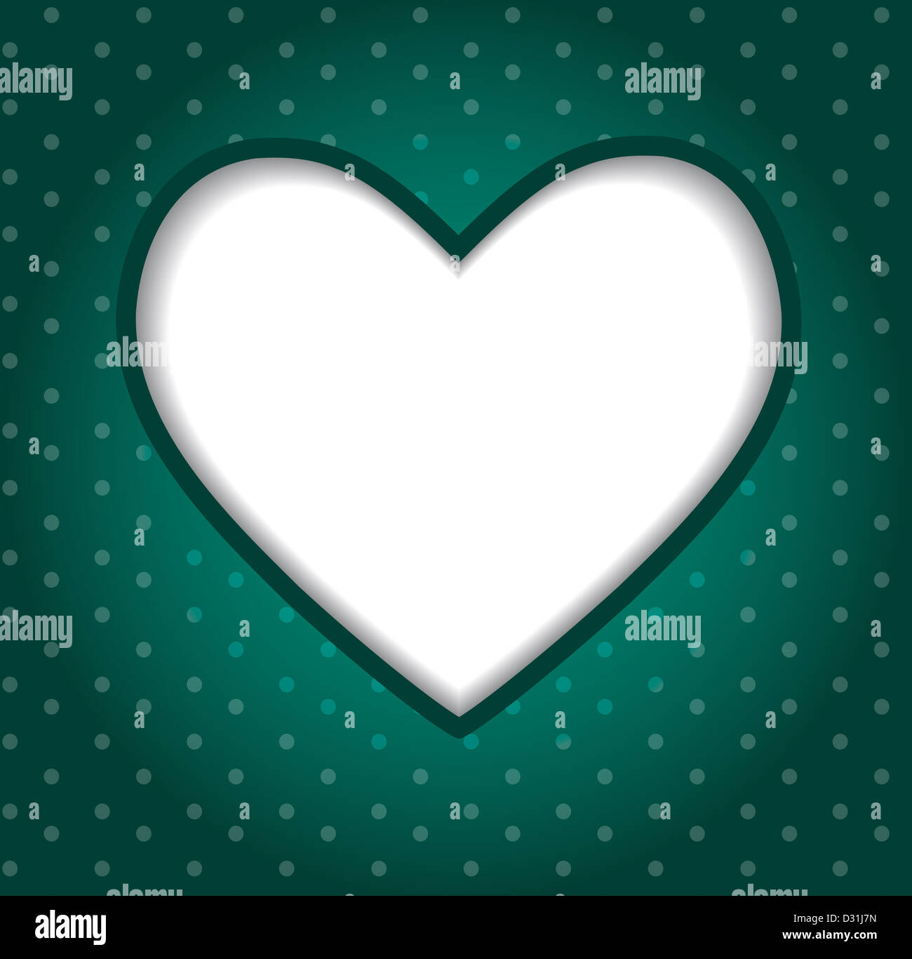 Valentines day heart backgroung, vector illustration Stock Photo - Alamy