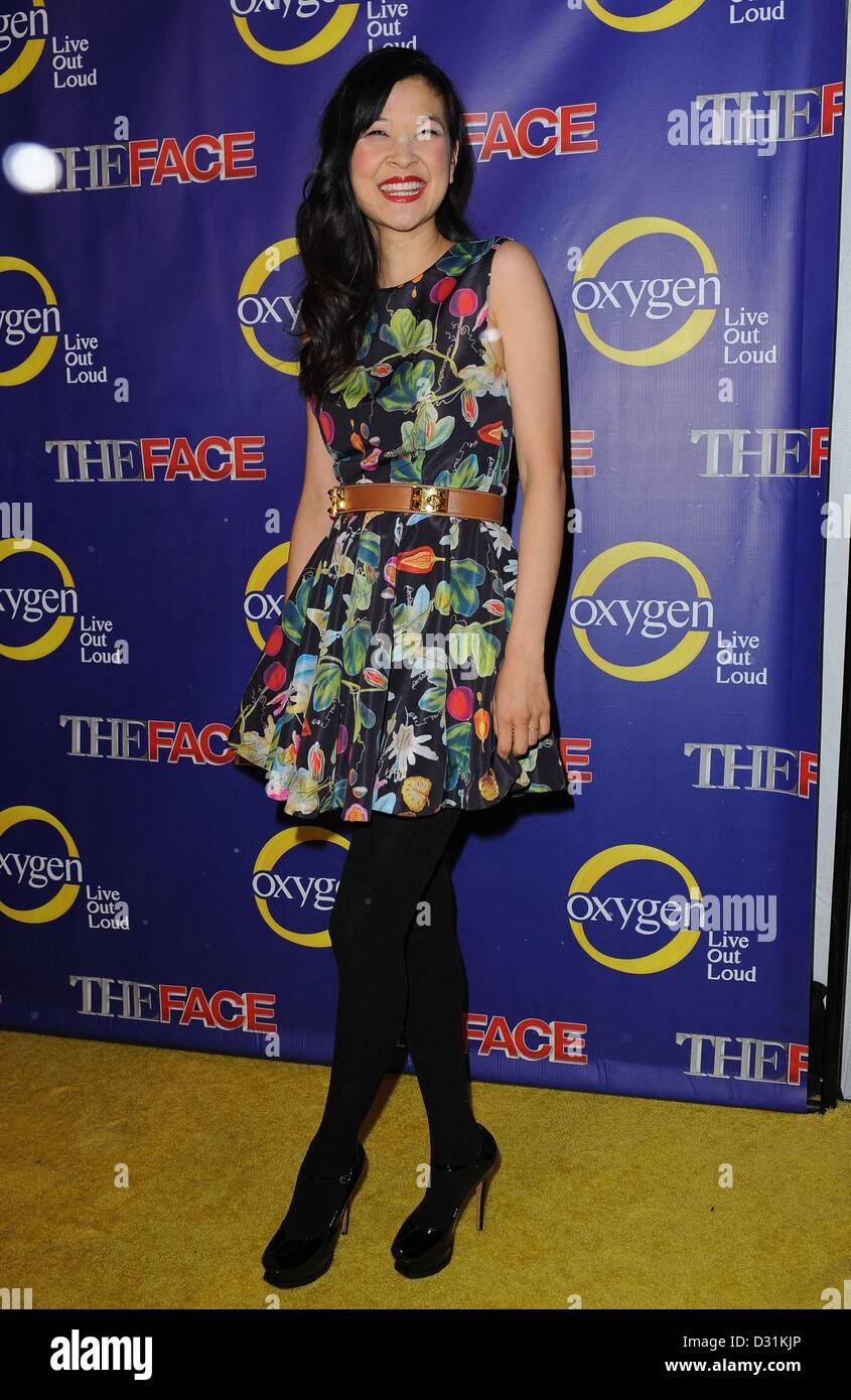 New York, USA. 5th February 2013. SuChin Pak at arrivals for Oxygen ...