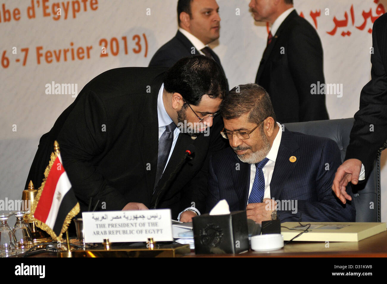 Feb. 6, 2013 - Cairo, Cairo, Egypt - Egyptian President Mohammed Morsi ...