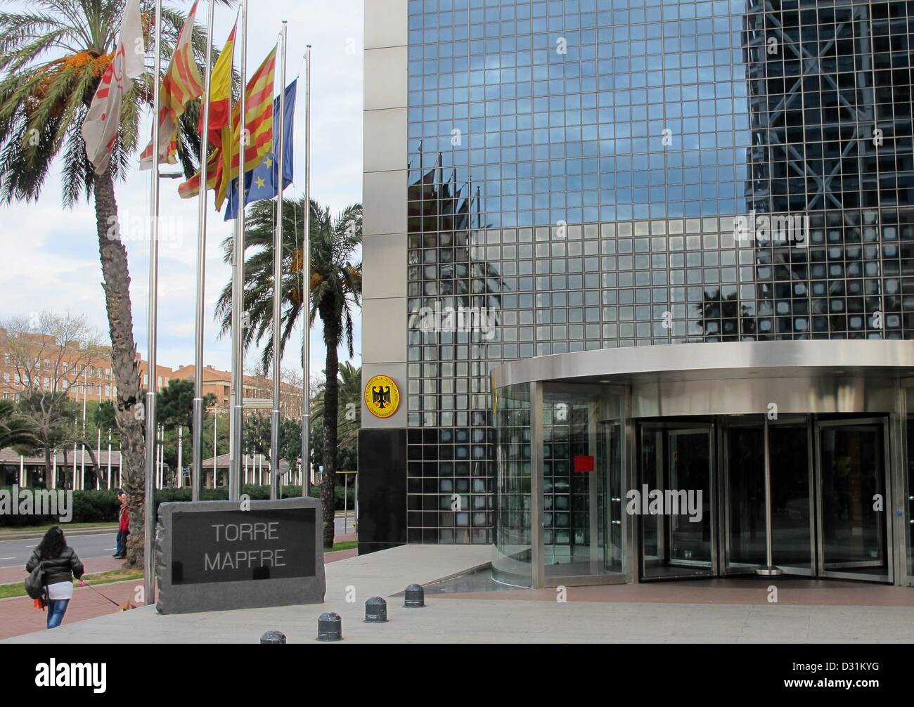 The General Consulate of the Federal Republic of Germany at the Passeig ...