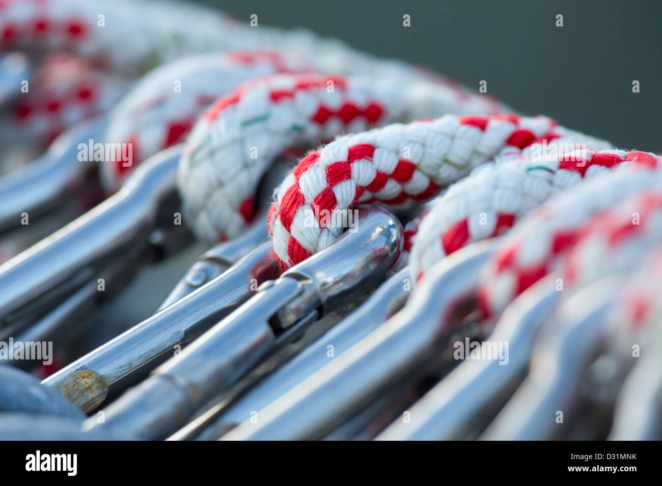Ropes on a Boat; Newlyn; Detail Stock Photo - Alamy