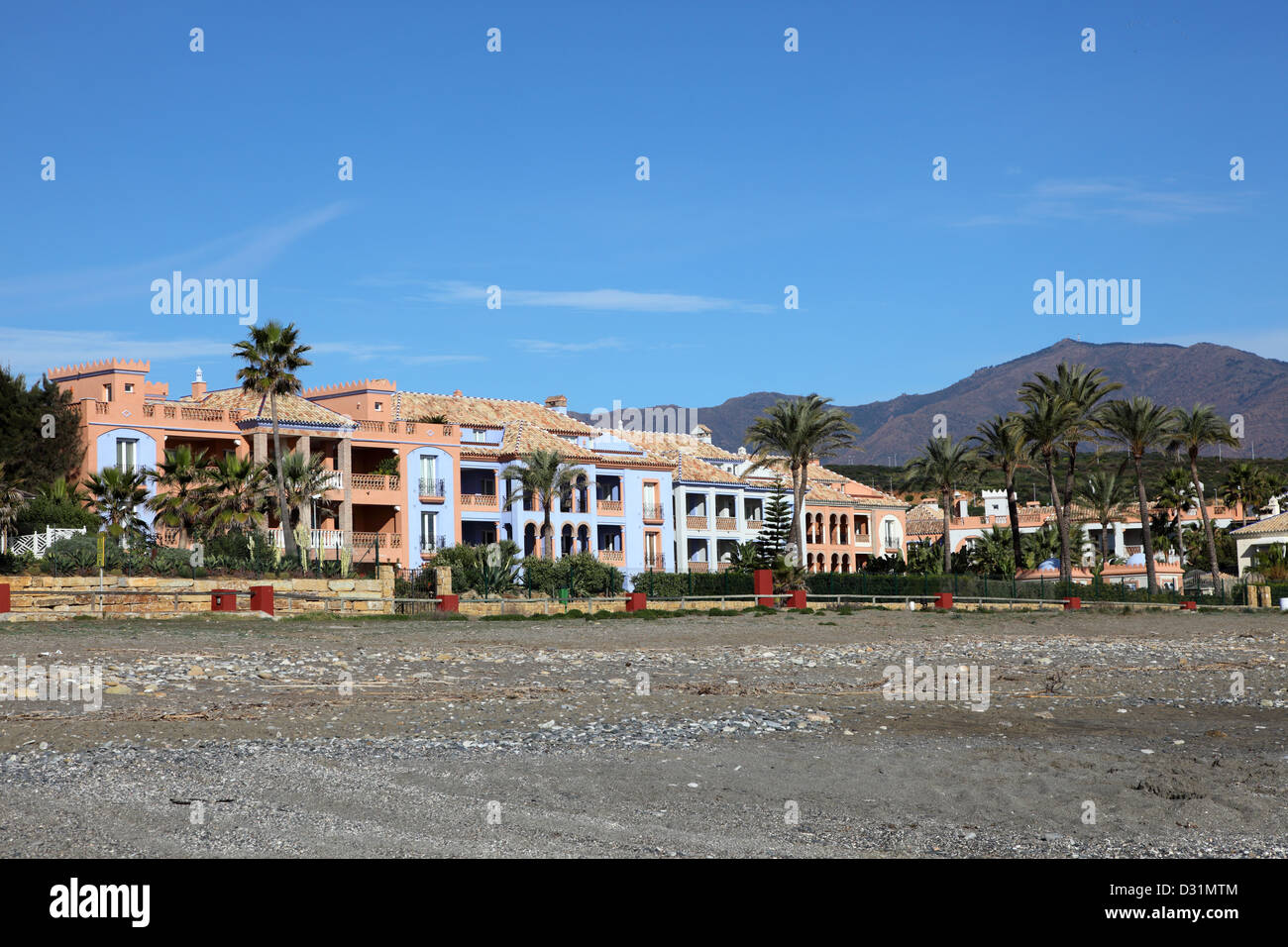 Vacation homes on Costa del Sol, Andalusia Spain Stock Photo - Alamy