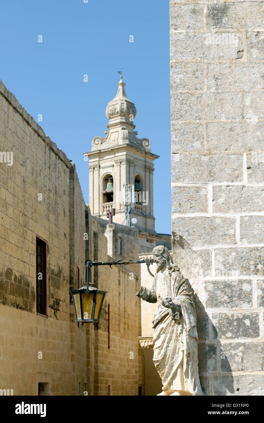 Medieval walled citadel city of Mdina Malta Stock Photo - Alamy